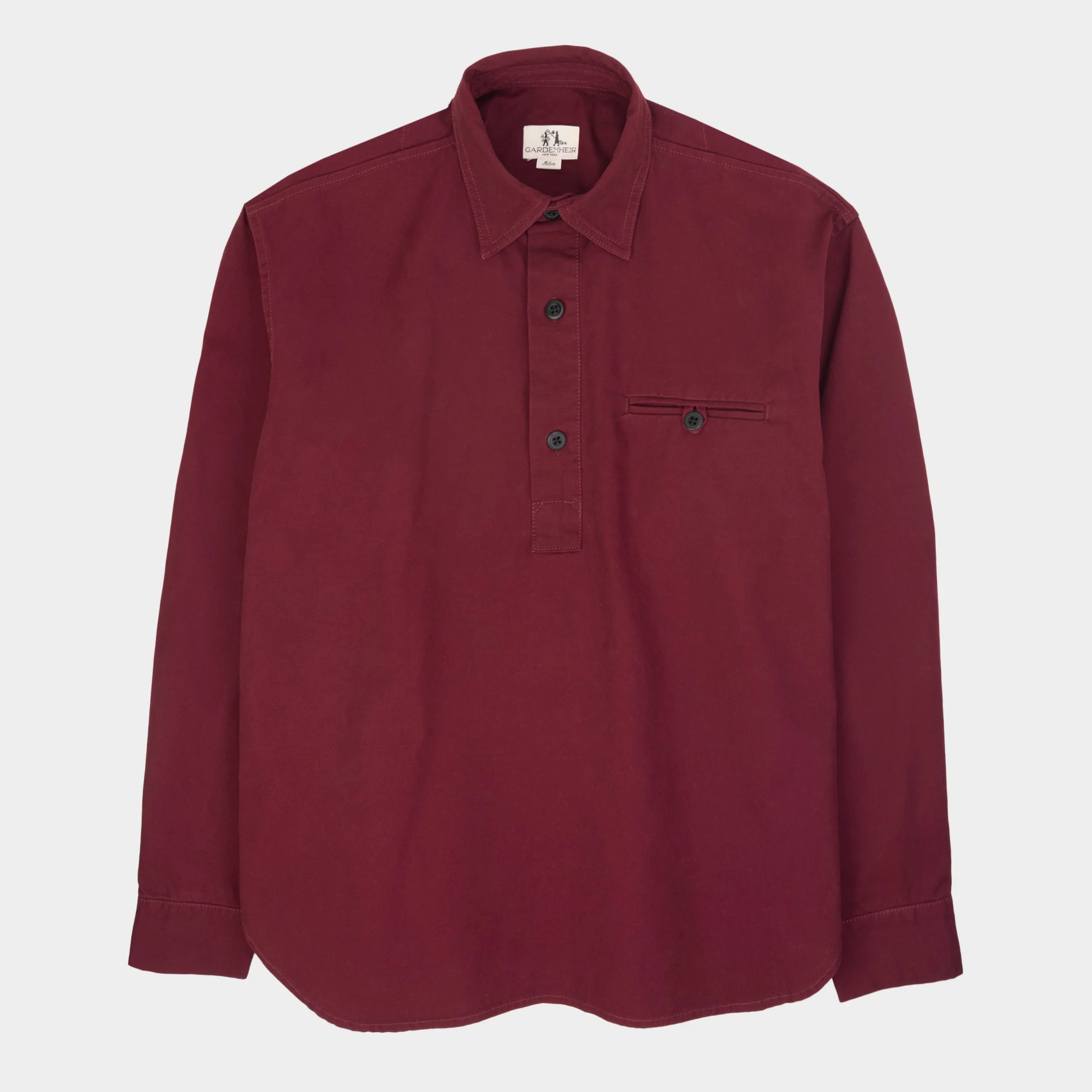 GARDENHEIR WASHED COTTON GARDENING SMOCK NO. 2 IN BEET – RENT WITH THRED